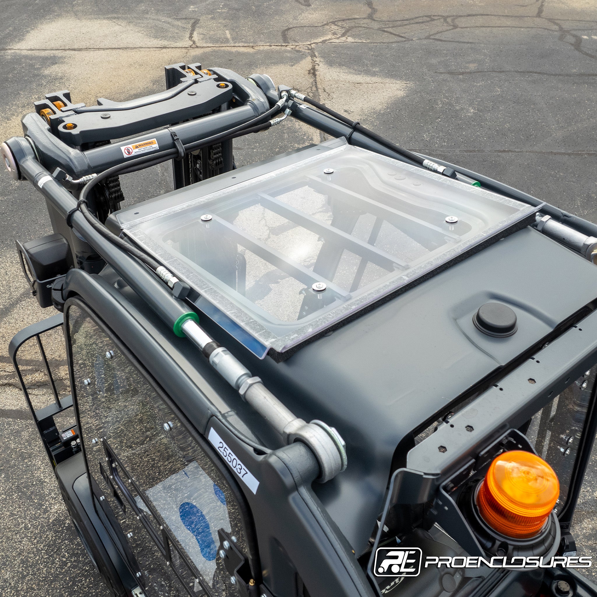 Linde Forklift Roof – ProEnclosures