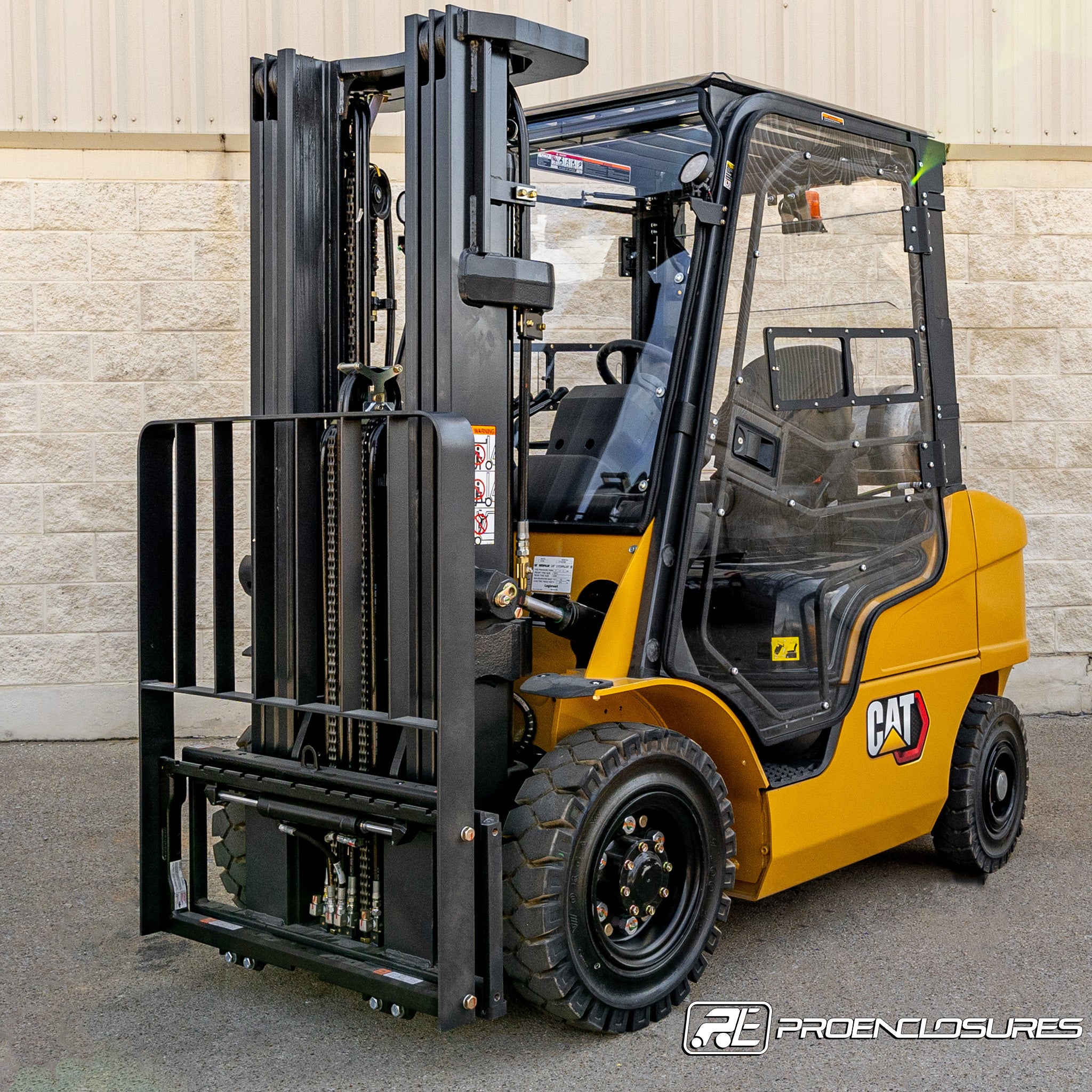 Cat® Truck Forklift Windshield – ProEnclosures