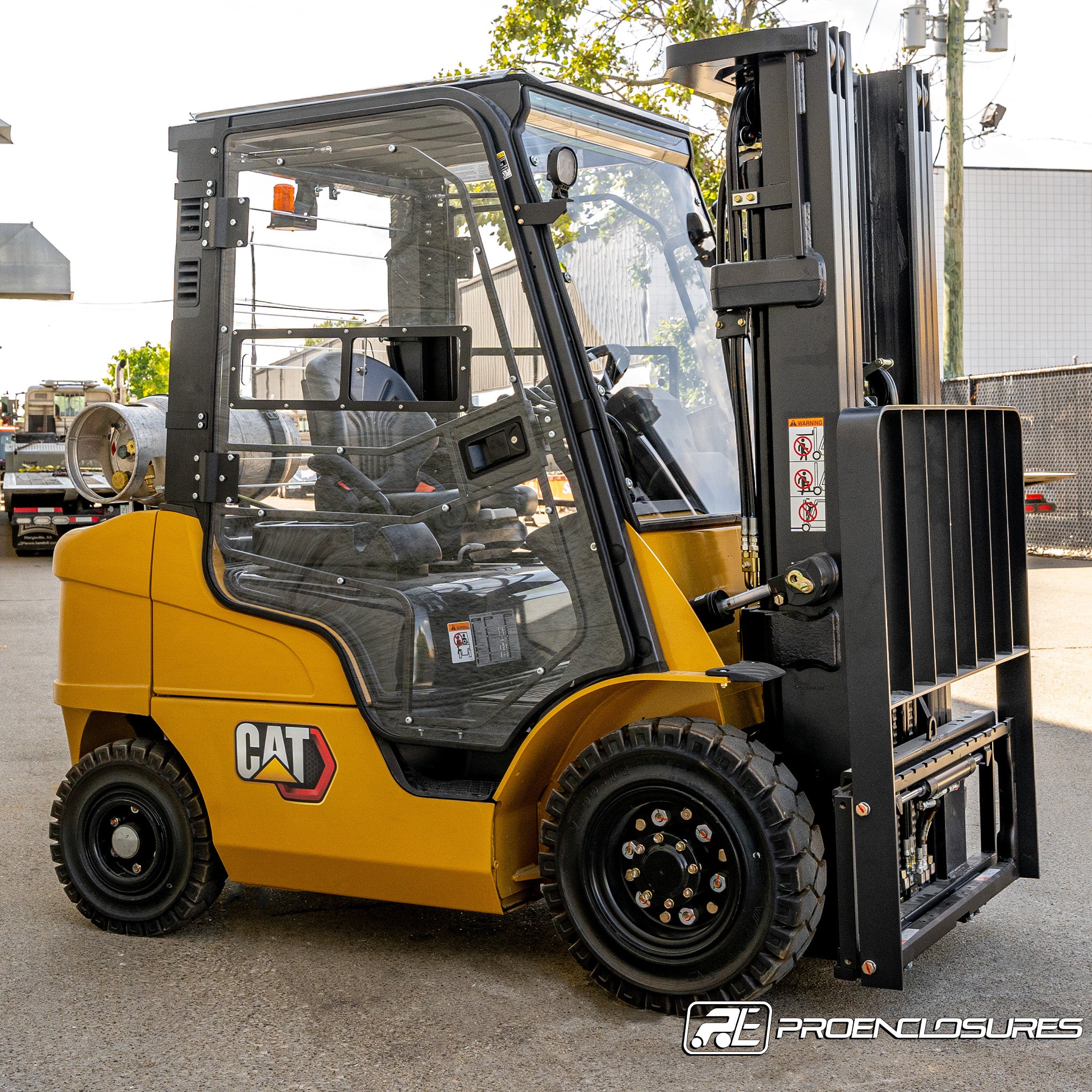 Cat® Truck Forklift Full Cab Enclosure – ProEnclosures