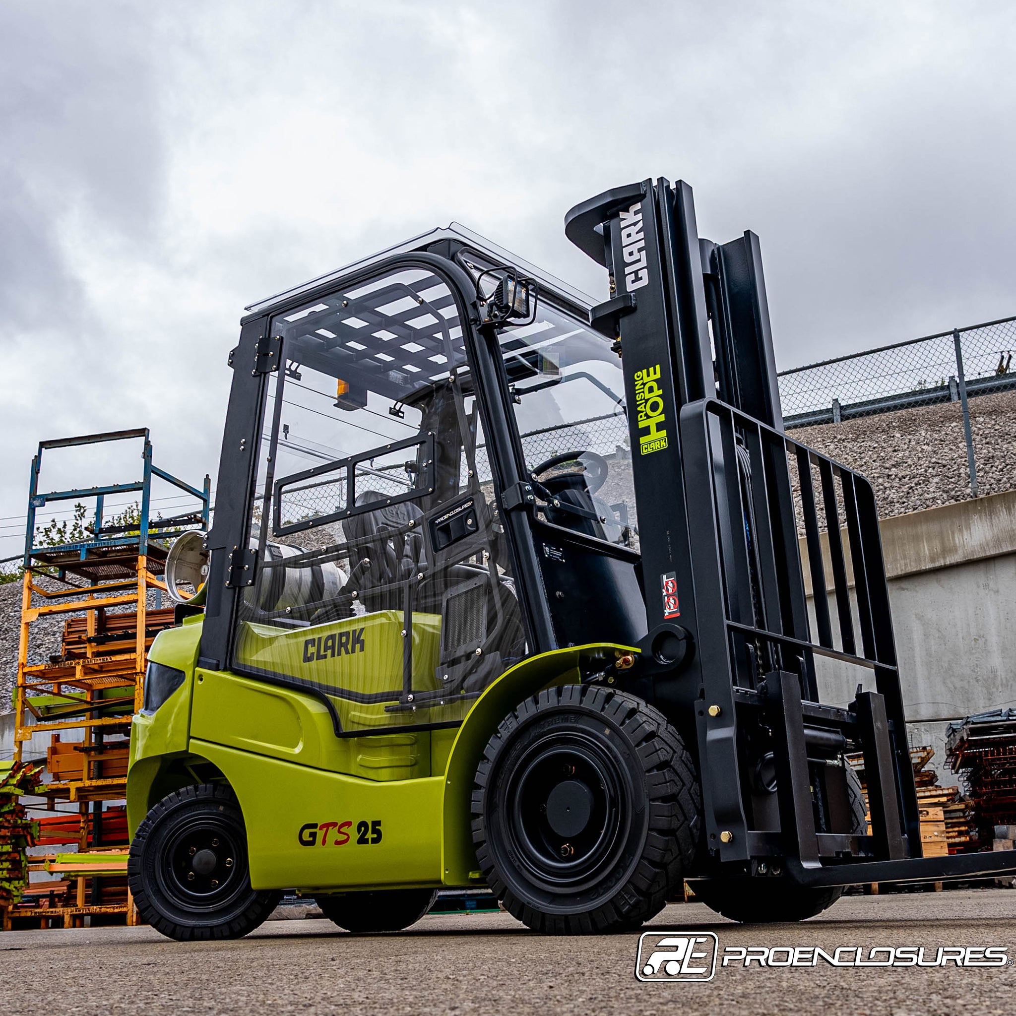 Clark Forklift Cab Enclosure – ProEnclosures