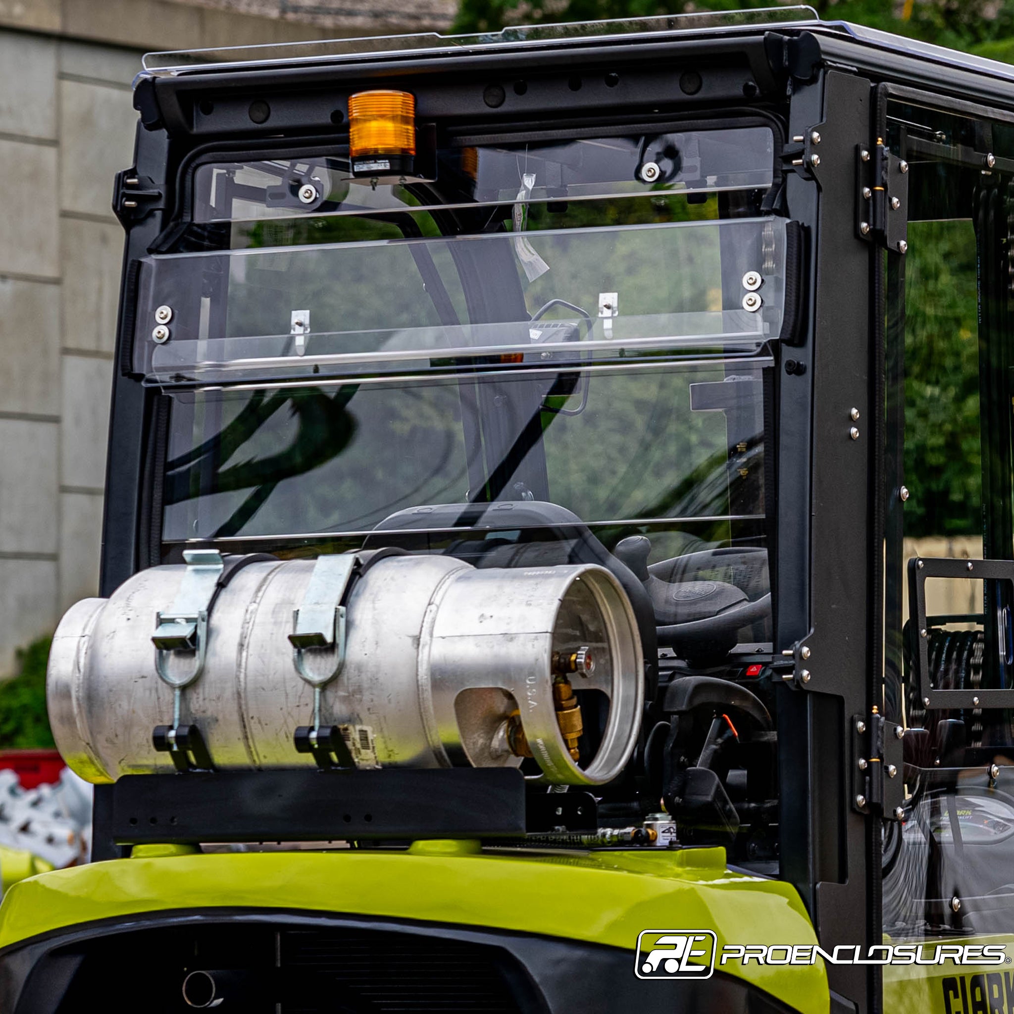Clark Forklift Rear Windshield – ProEnclosures