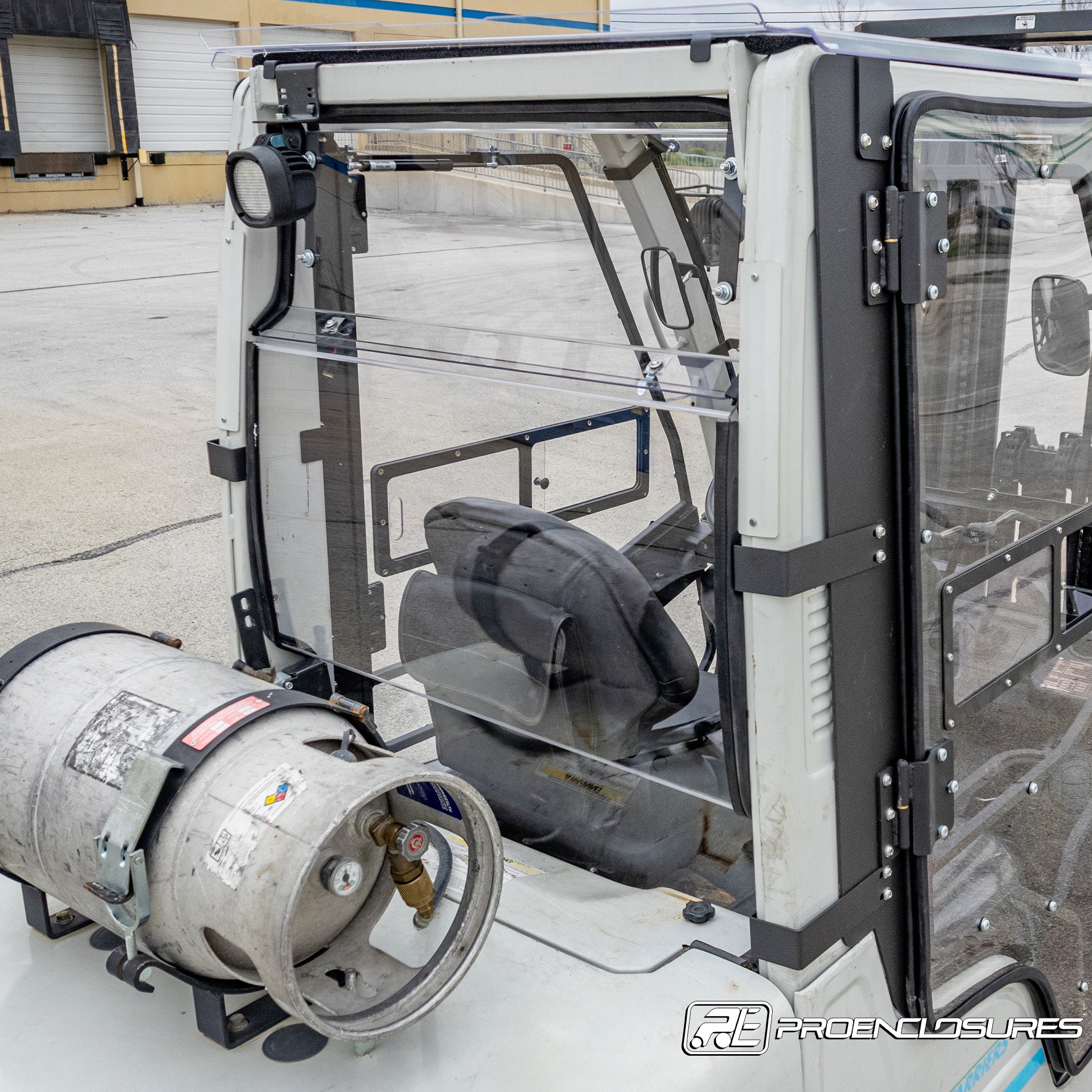 UniCarriers® Forklift Rear Windshield – ProEnclosures