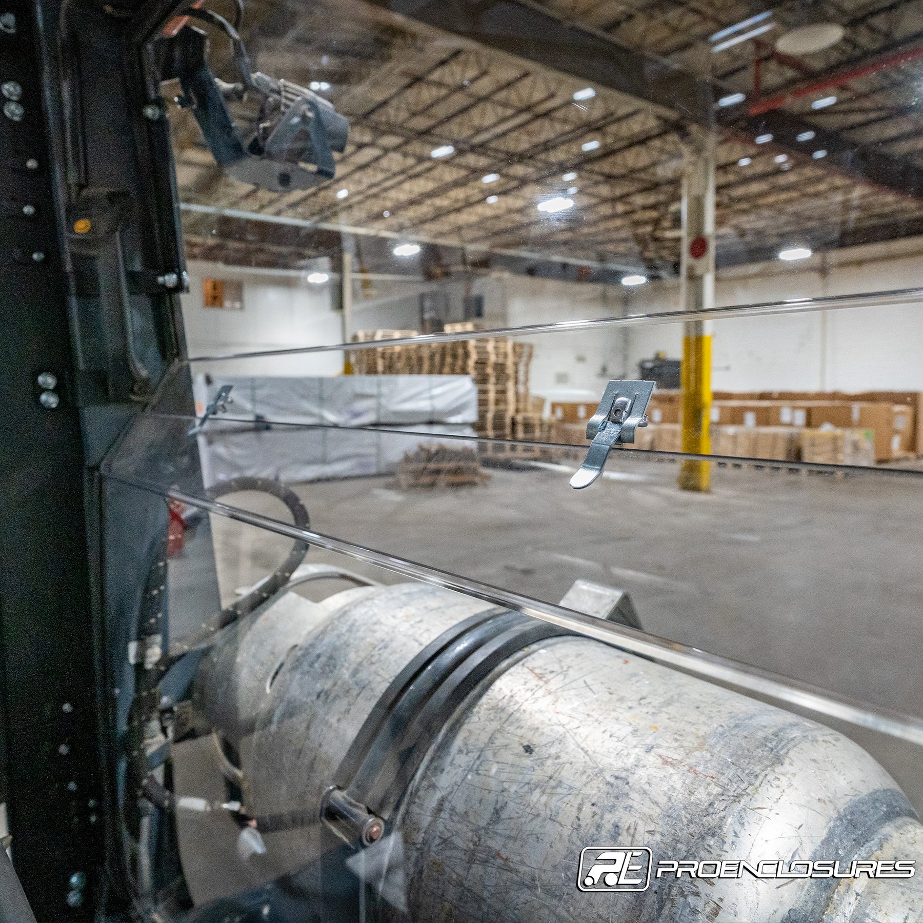 Toyota Forklift Rear Windshield – ProEnclosures