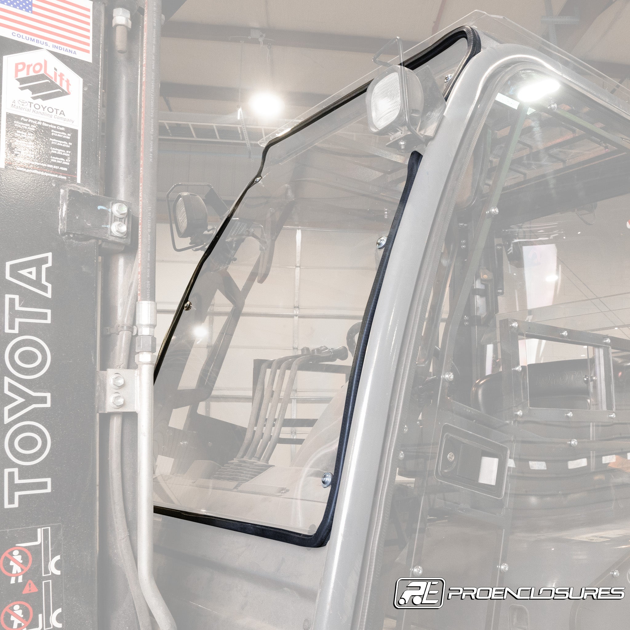 Toyota Forklift Front Windshield – ProEnclosures